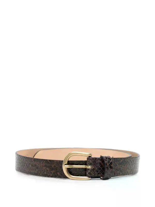 Isabel Marant Étoile Zap Leather Belt - Brown
