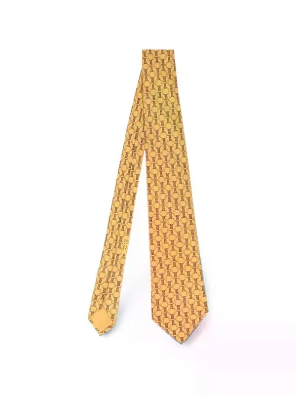Hermès Geometric-print Tie
