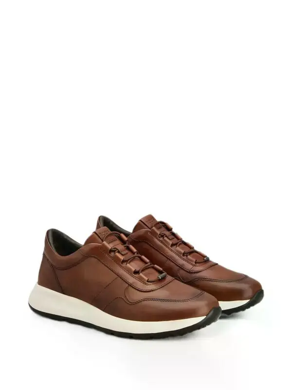 TOD'S Red Dot Leather Sneakers