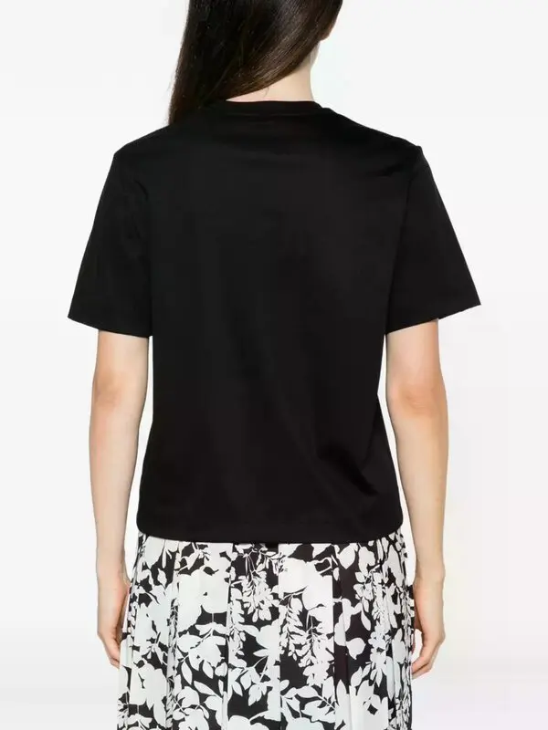 Agnona Embroidered Short-sleeve T-shirt