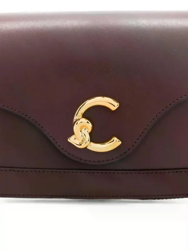 COCCINELLE Logo-plaque Leather Shoulder Bag