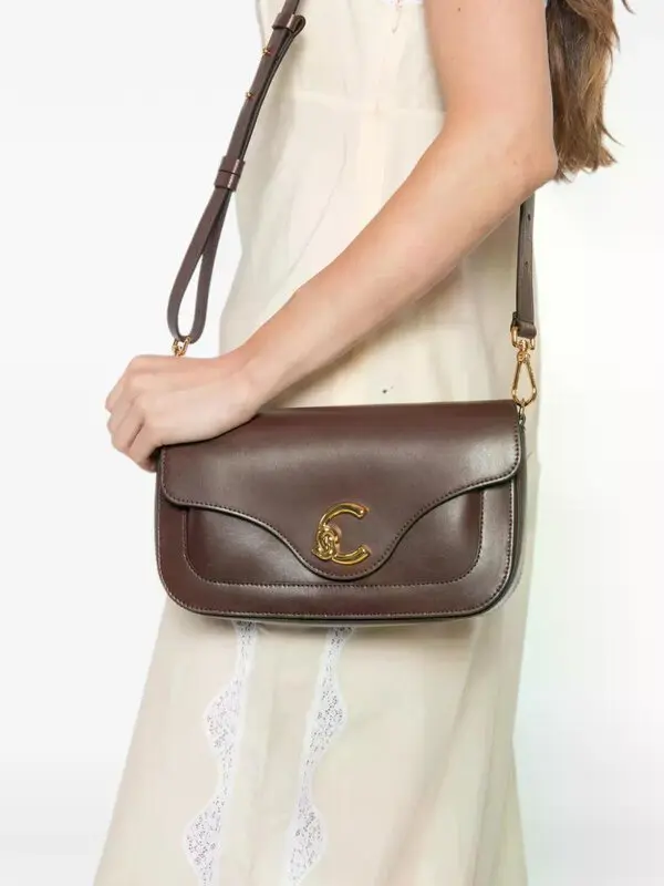 COCCINELLE Leather Shoulder Bag - Red