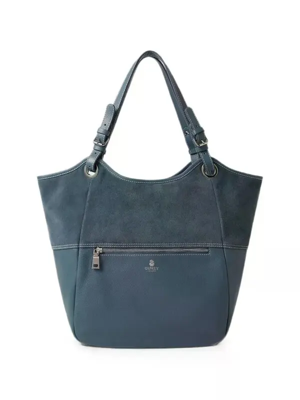 OSPREY Luxe Woodstock Panelled Tote Bag - Blue