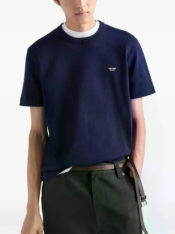 Prada Cotton Crew-neck Sweater