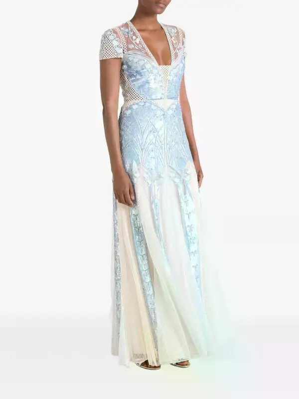 TEMPERLEY LONDON Cabira Gown - Blue