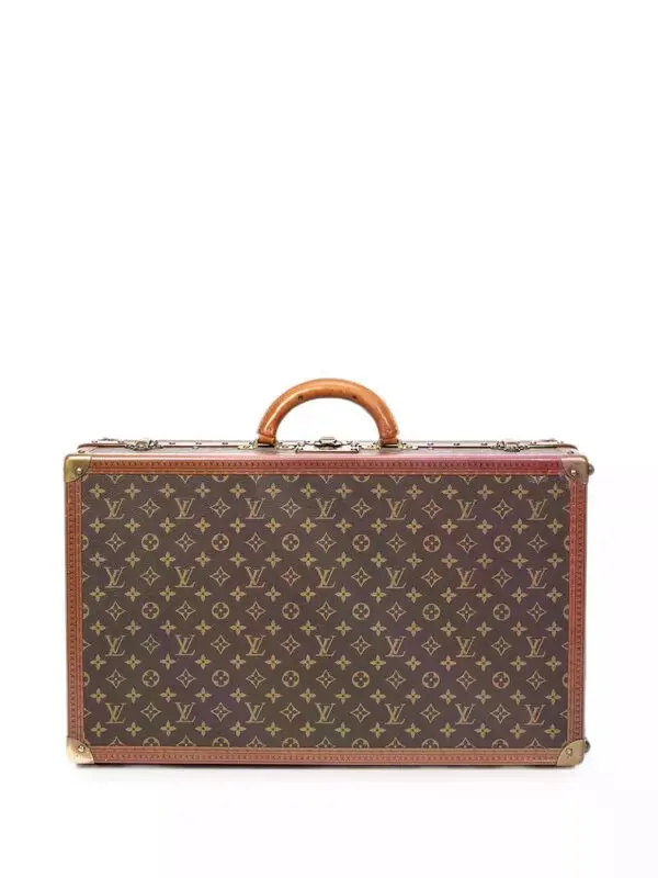 LOUIS VUITTON Gemine Monogram Shoe Luggage Bag - Brown