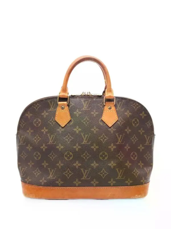 LOUIS VUITTON 1994 Pm Monogram Alma Tote Bag - Brown