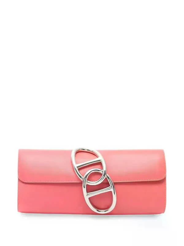 Hermès 2014 Egee Clutch Bag - Pink