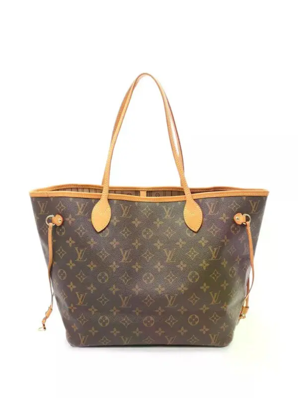 LOUIS VUITTON Monogram Canvas Neverfull Mm Tote Bag - Brown
