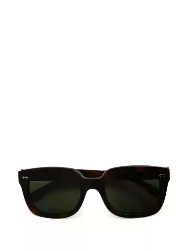 Gucci Tortoise-shell Rectangle Sunglasses