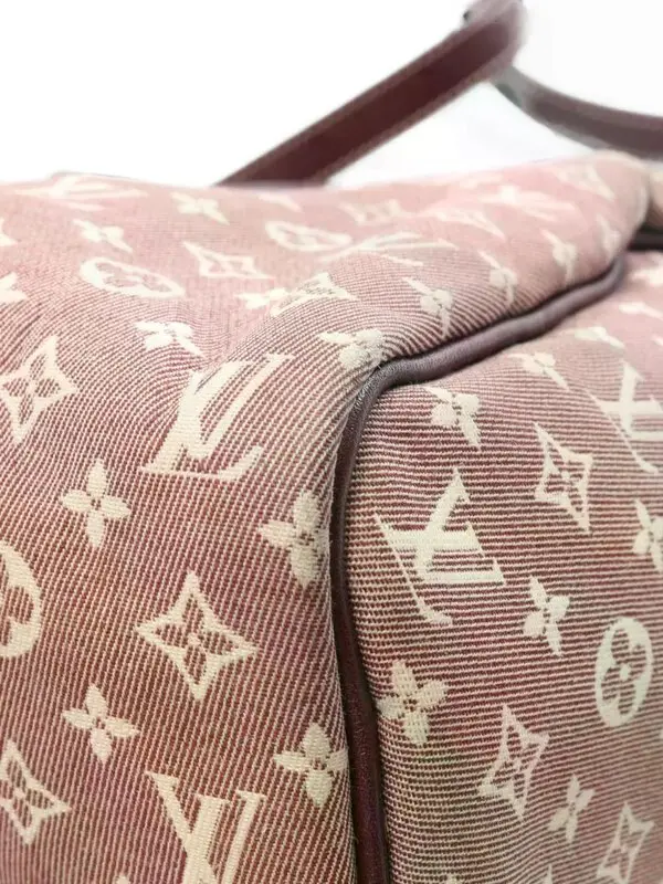 LOUIS VUITTON Speedy Bandouliere 30 Monogram Idylle Canvas Tote Bag - Red