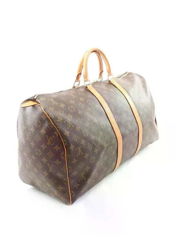 LOUIS VUITTON 2015 Monogram Keepall 55 Holdall