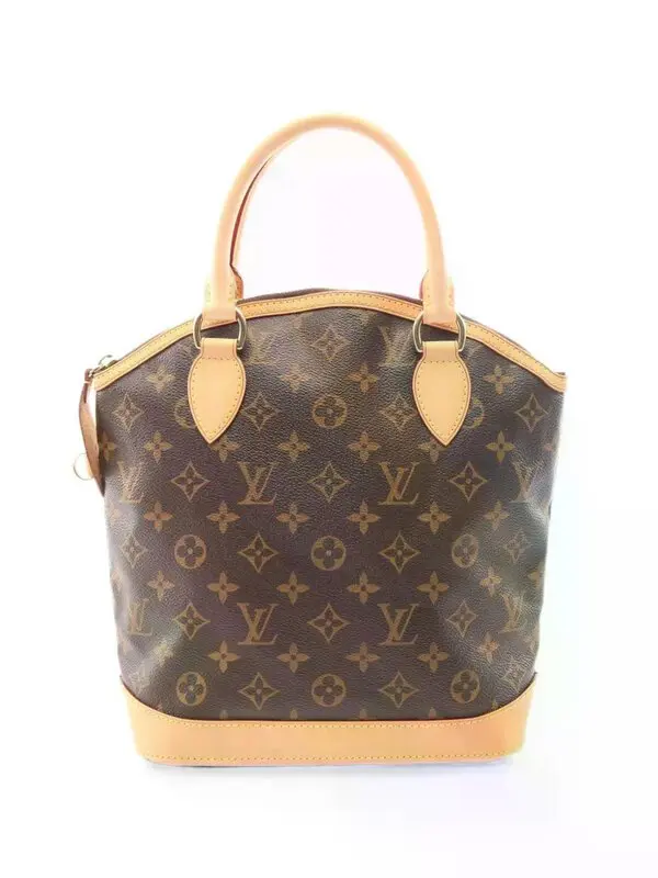 LOUIS VUITTON 2008 Lockit Monogram Tote Bag - Brown