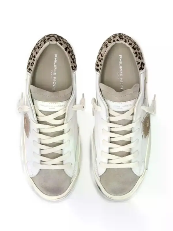 Philippe Model Prsx Leopard-print Sneakers