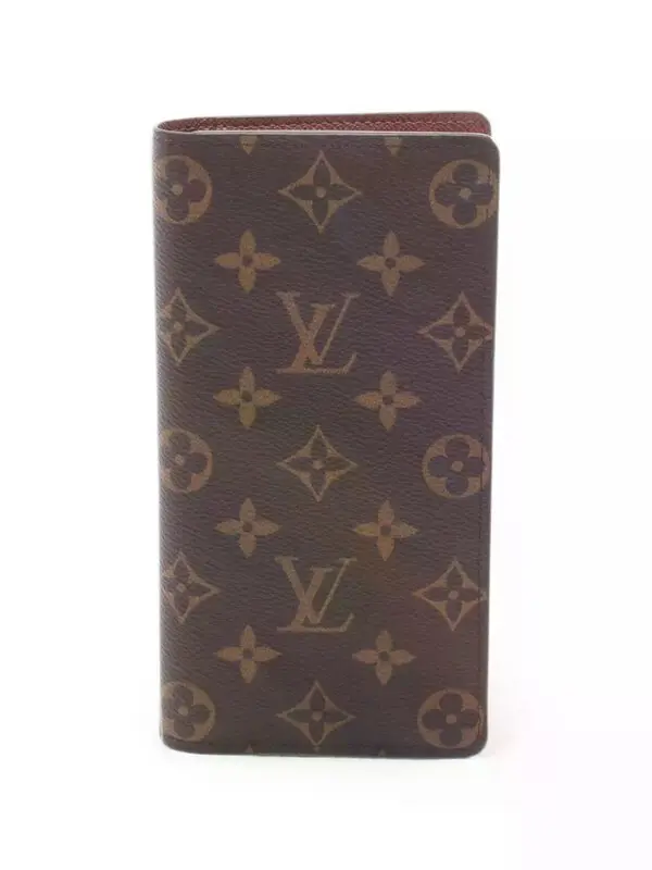 LOUIS VUITTON 2010s Brazza Monogram Bi-fold Wallet