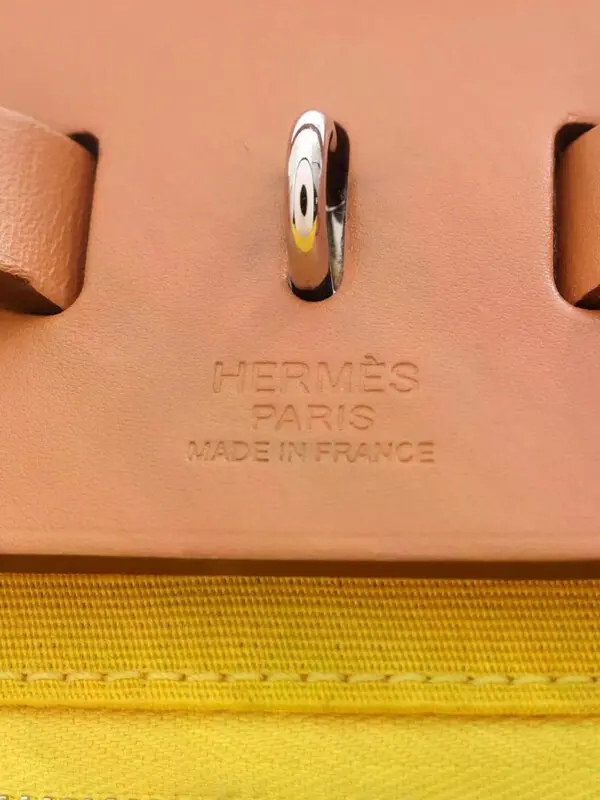 Hermès Herbag Zip Handbag - Yellow
