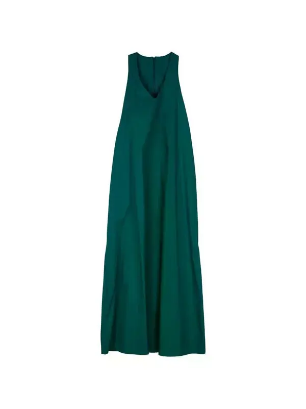 MOUTAKI V-neck Poplin Maxi Dress