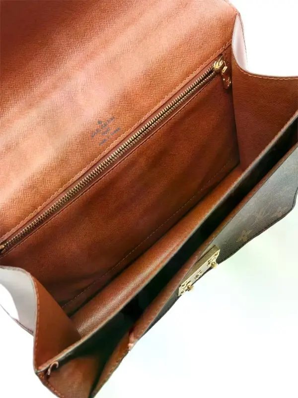 LOUIS VUITTON 1992 Monceau Monogram Handbag - Brown