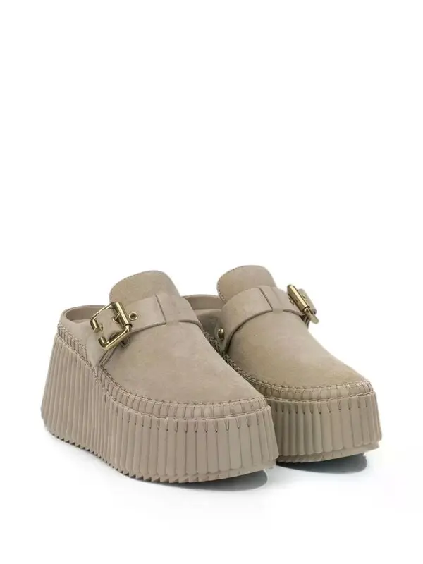 Chloé Nama Platform Mules