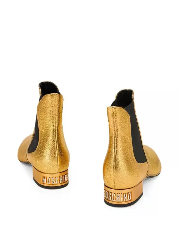 Moschino Logo-plaque Chelsea Boots