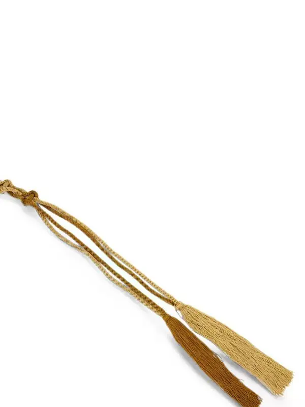 Alberta Ferretti Braided Tassel Belt