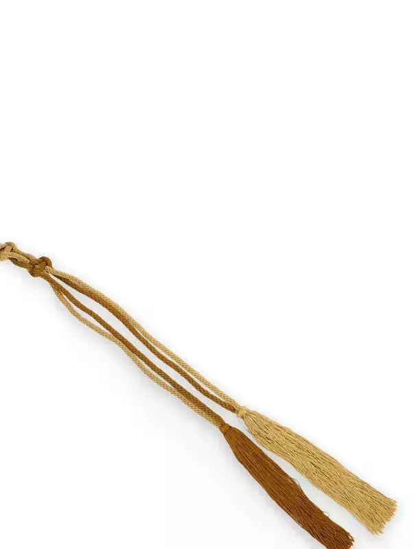 Alberta Ferretti Braided Tassel Belt