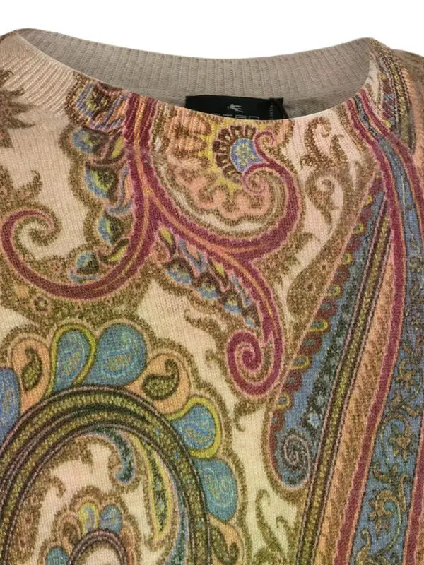 Etro Paisley-print Wool Sweater