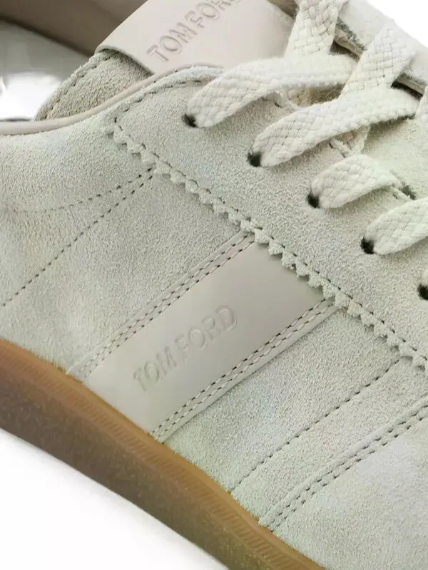 TOM FORD Logo-print Suede Sneakers