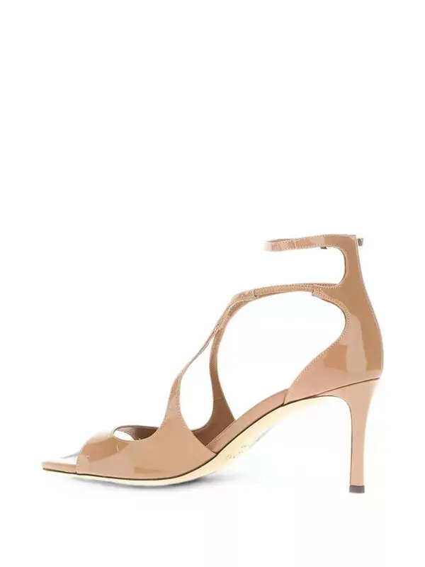 JIMMY CHOO Azia 75 Curved-strap Sandals