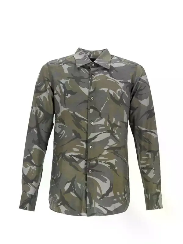 TOM FORD Camouflage-print Shirt