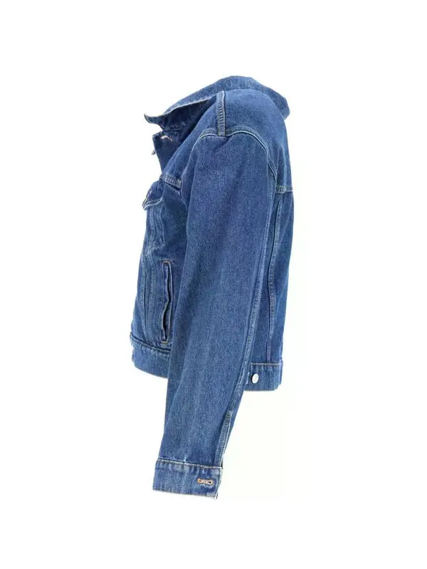 Balenciaga Cropped Denim Jacket