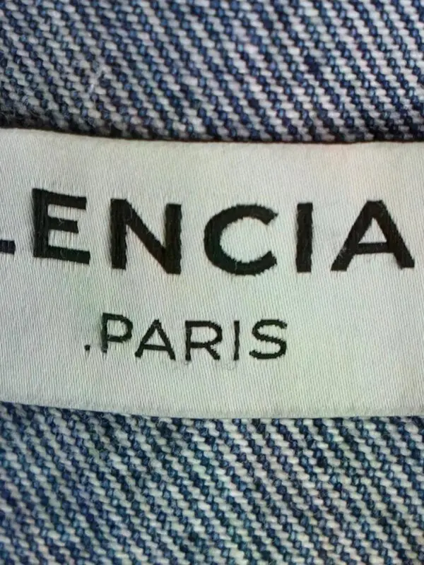 Balenciaga Cropped Denim Jacket