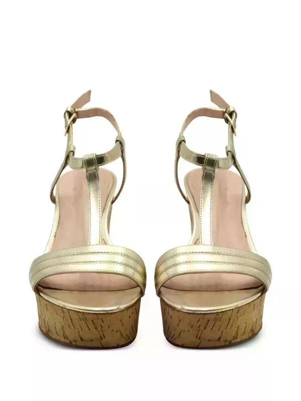 Kate Spade New York Leather Wedge Sandals