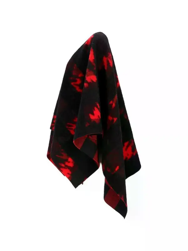 Dsquared2 Reversible Wool Poncho