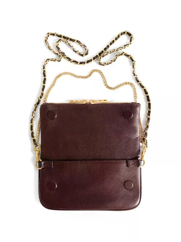 Zadig&Voltaire Mini Rock Grained Leather Clutch Bag