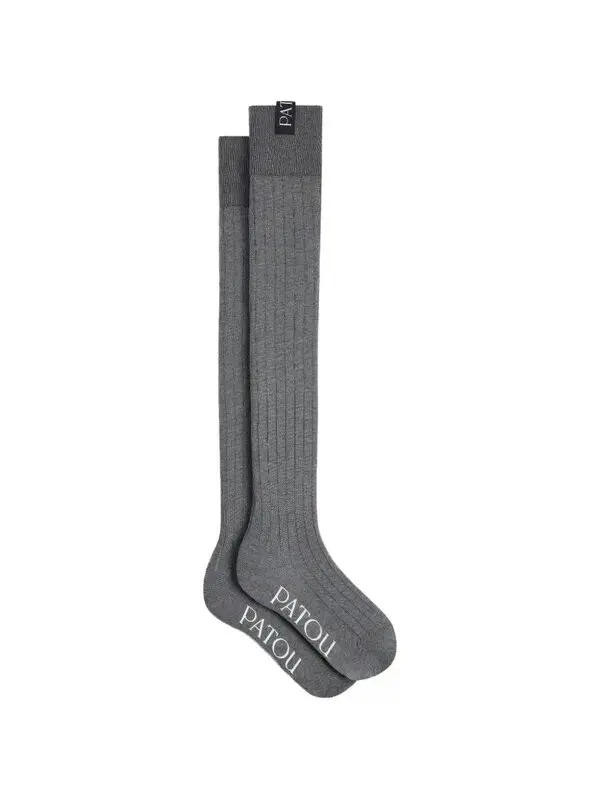 PATOU Ribbed Over-the-knee Socks