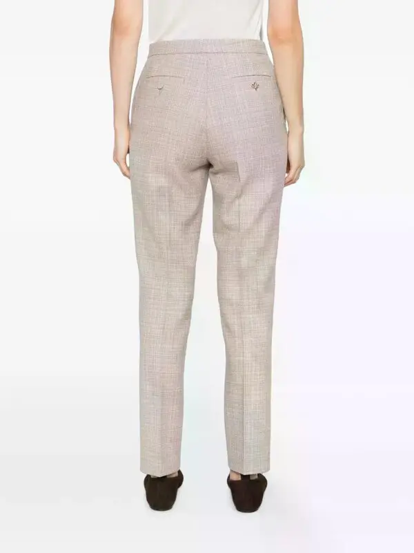 Fabiana Filippi Textured Slim-fit Trousers