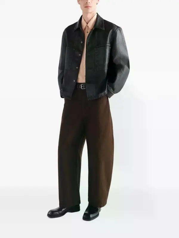 LEMAIRE Oversized Workwear Trousers - Brown