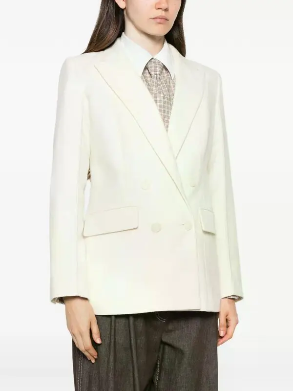 Maje Double-breasted Peak-lapel Blazer