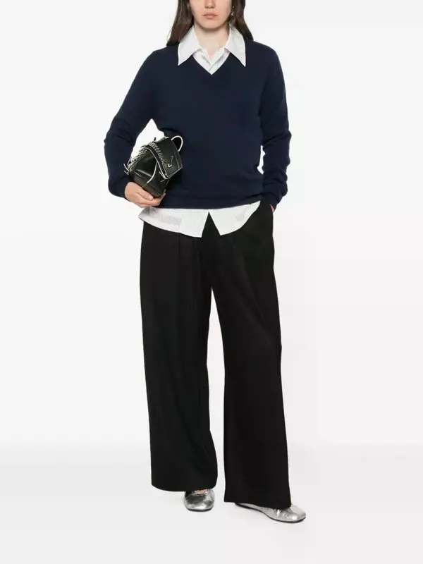 Liviana Conti Logo-waistband Trousers - Black