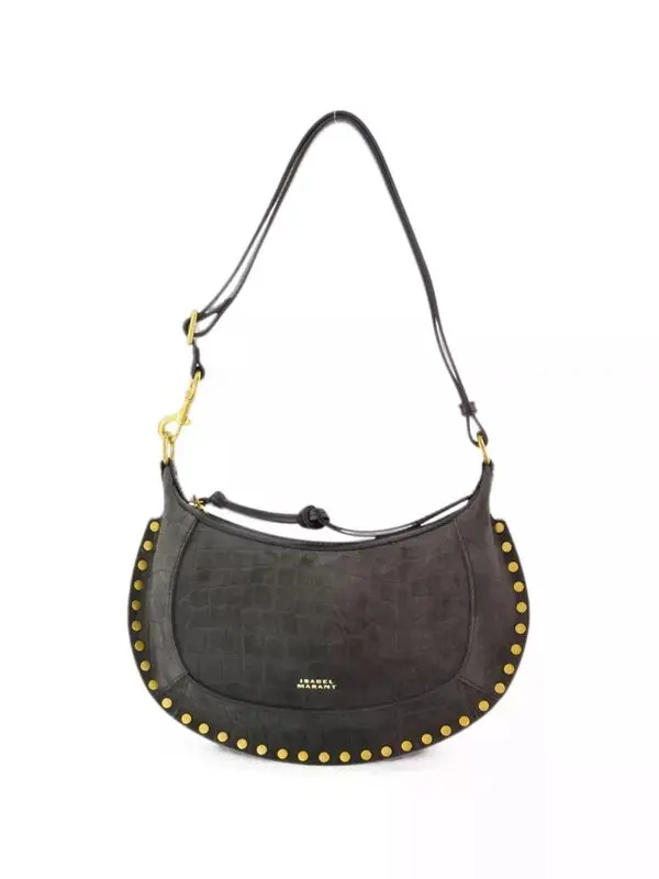 Isabel Marant Étoile Oskan Moon Stud-embellished Shoulder Bag