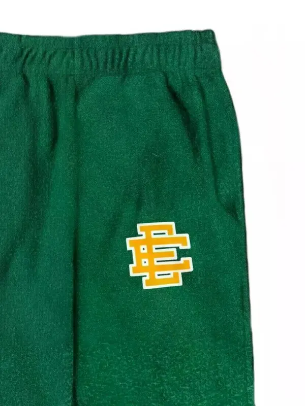 ERIC EMANUEL Bouclé Track Pants - Green