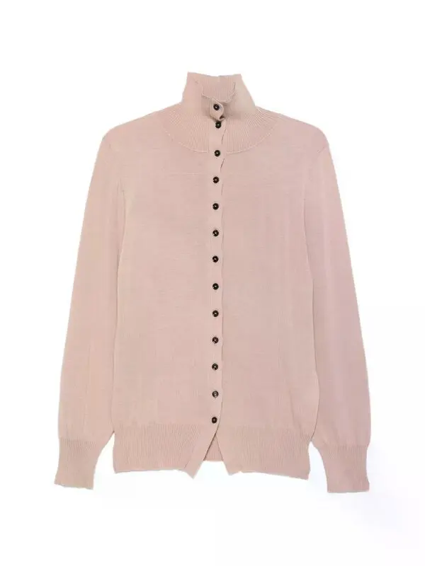 Liviana Conti High-neck Button-up Cardigan