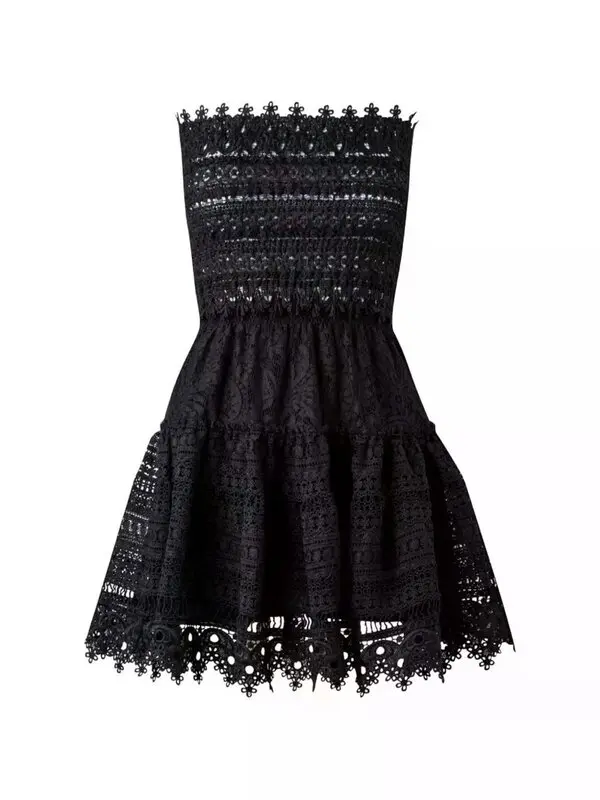 Waimari Vallarta Lace-panelled Mini Dress