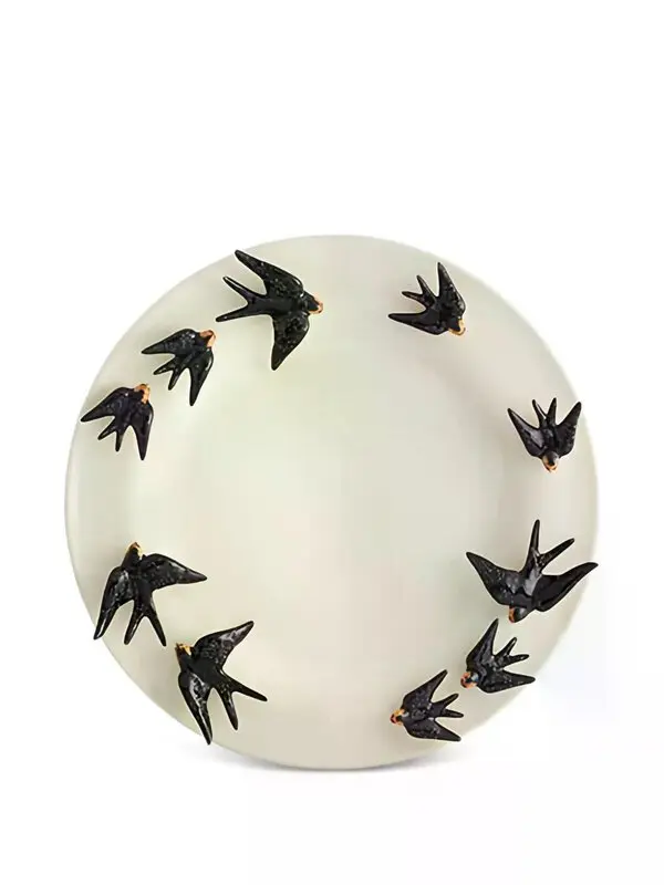 BORDALLO PINHEIRO Primavera Decorative Plate - White