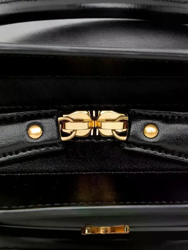 Saint Laurent Monogram Uptown Tote Bag - Black
