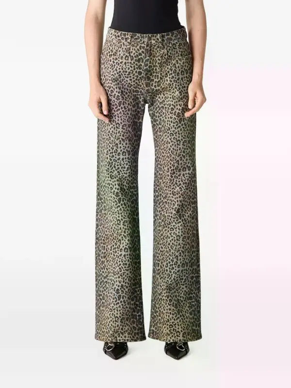 R13 Jane Jean Cheetah-print Jeans
