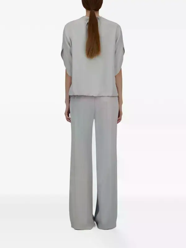 Herno Straight Trousers - Grey