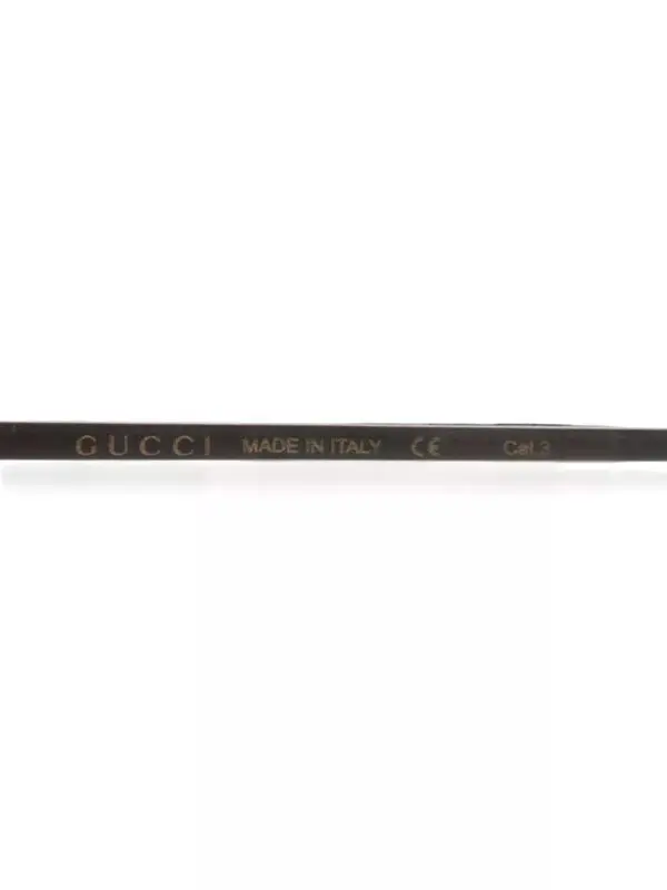 Gucci Stud-embellished Shield Sunglasses
