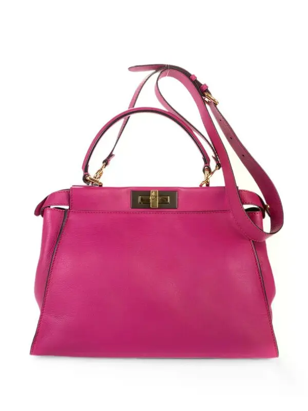 Fendi Medium Peekaboo Tote Bag - Pink